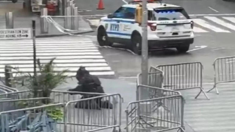 Chaos in Times Square: Bomb squad races in after suspicious device ...