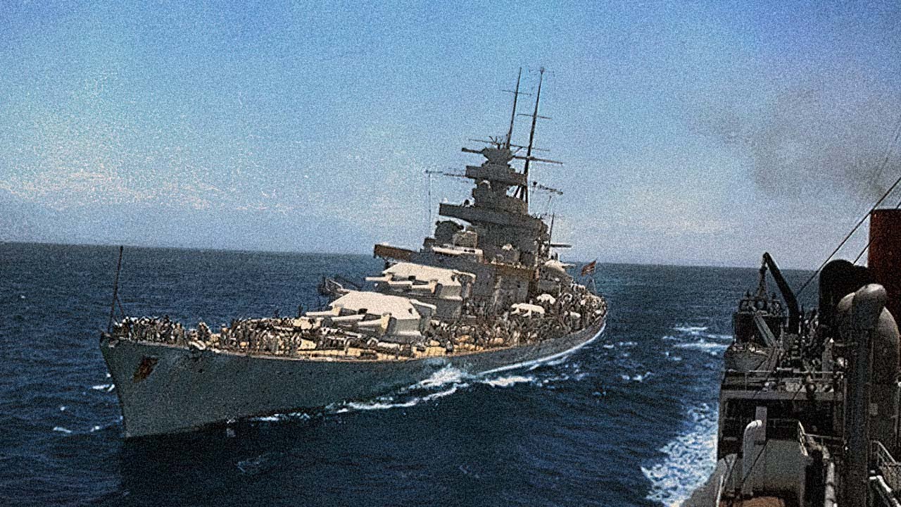 Sinking Hitler's Second Capital Ship - The Battleship Gneisenau