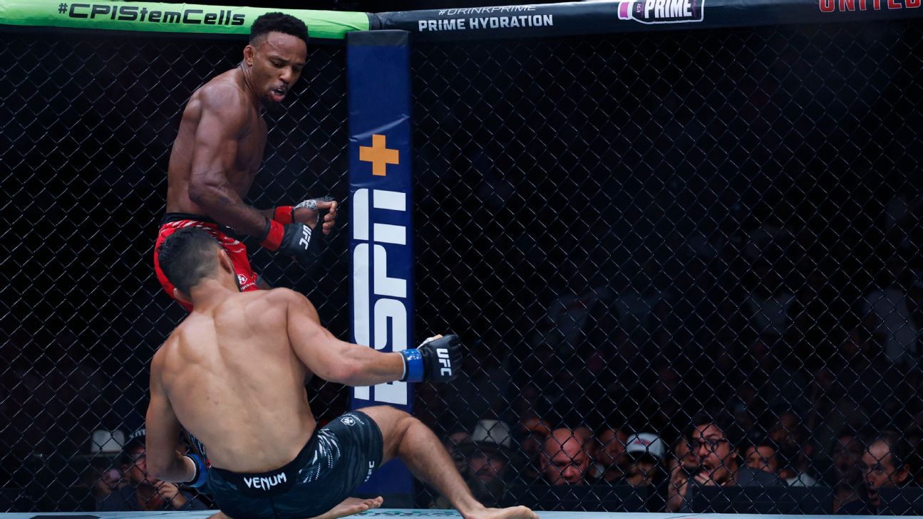 UFC 319 Fight Grades: Did two spinning back elbow finishes save the card?