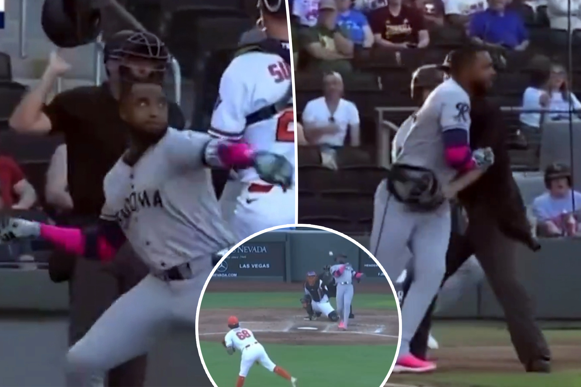 Mariners’ Victor Robles launches bat at pitcher in wild scene as he ...