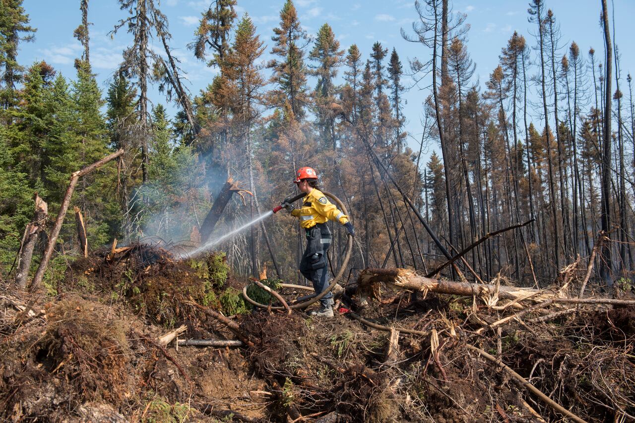 N.B.'s only out-of-control fire now contained