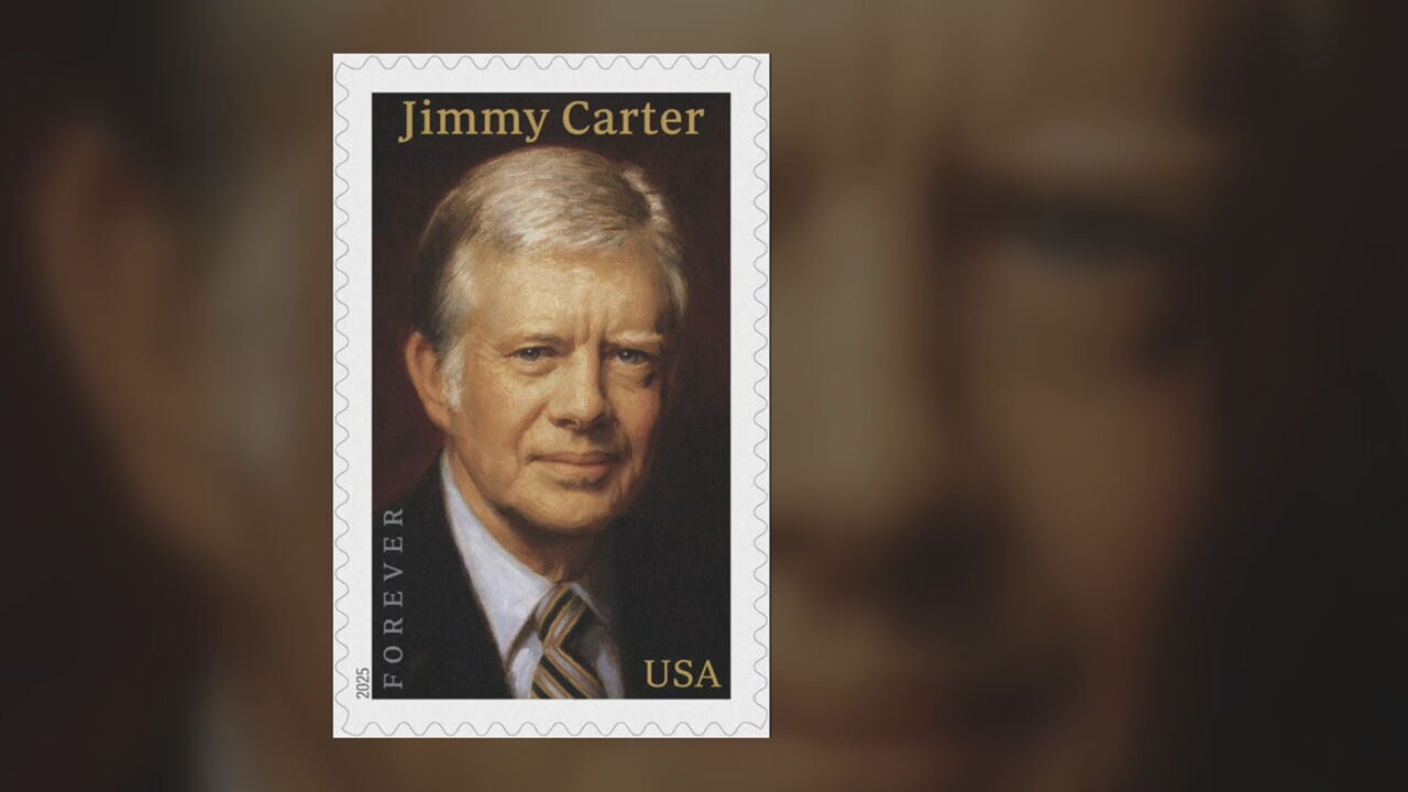 USPS unveils Jimmy Carter forever stamp