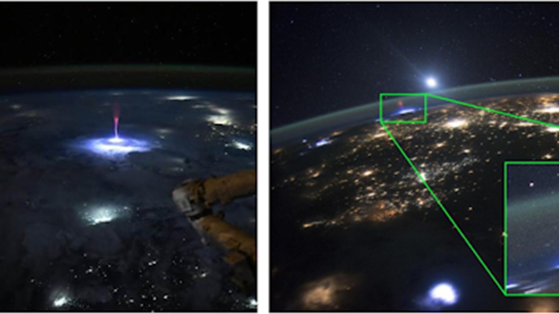 55 Meilen über der Erde: Nasa zeigt Bilder von spektakulären ...