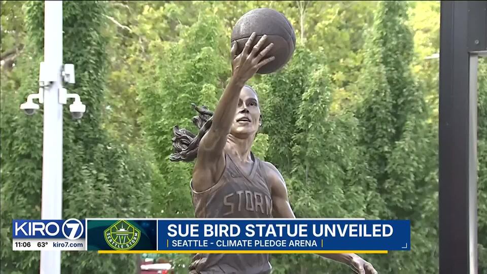 VIDEO: Sue Bird statue unveiled