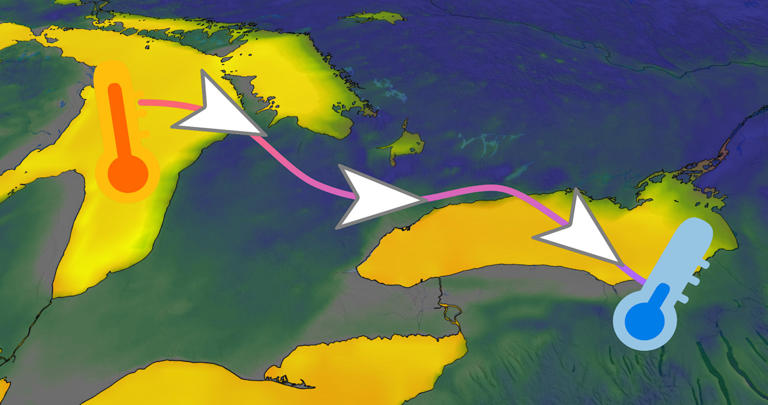 Southern Ontario’s epic heat streak faces a hiccup Monday