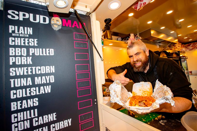 Tiktok's Spudman lands in Merseyside with jacket potato van