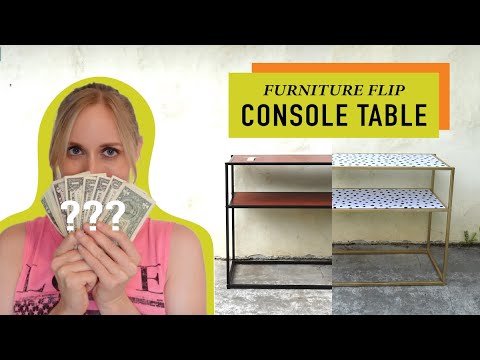 24-Hour DIY Console Table Flip Creates a Fresh Furniture Look