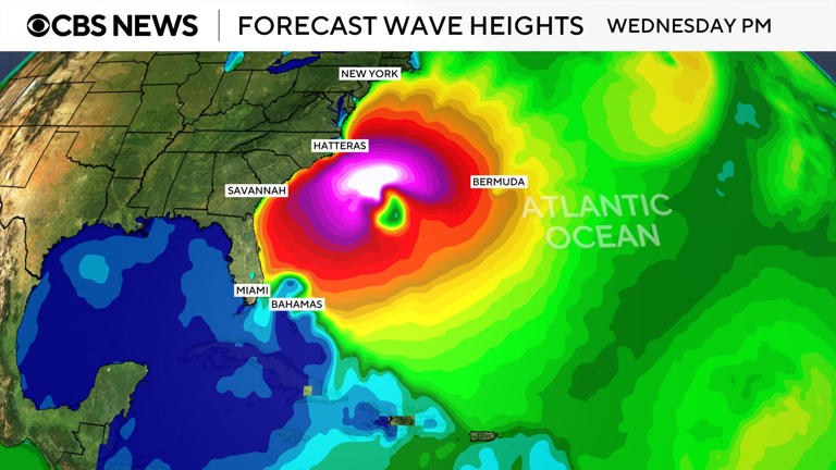 Hurricane Erin likely to bring East Coast life-threatening surf, rip ...