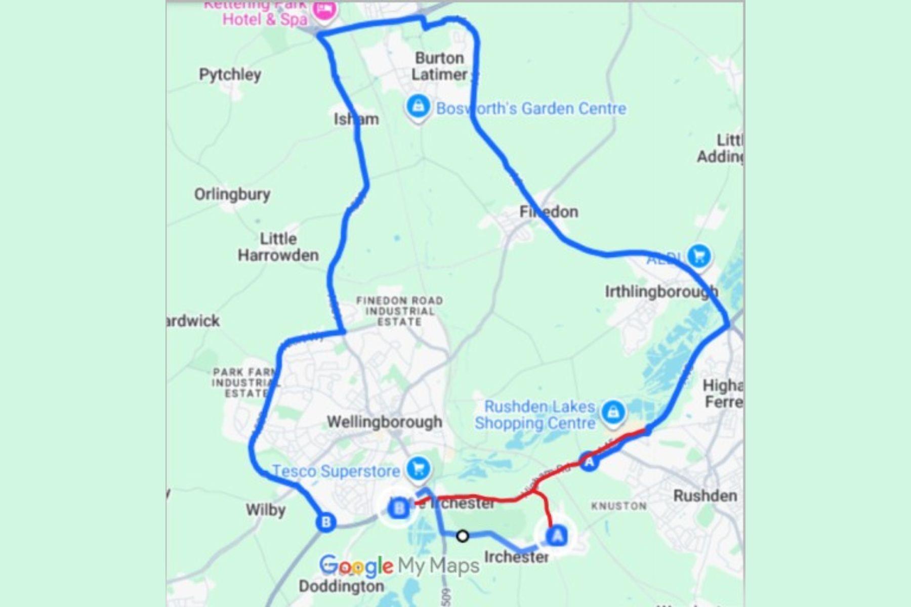 12-day closure of A45 near Rushden Lakes as 'essential resurfacing work ...