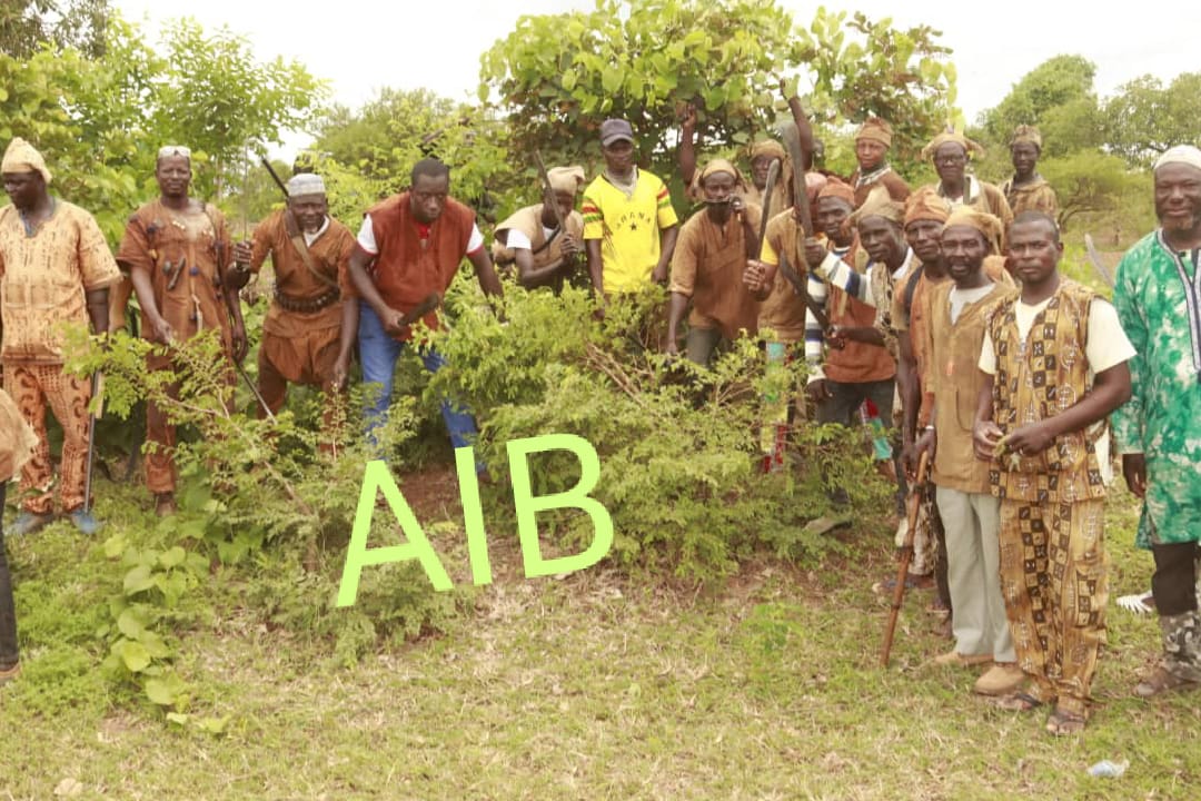 Nahouri : Des VDP et Dozo élaguent la nationale N°25 pour une bonne visibilité