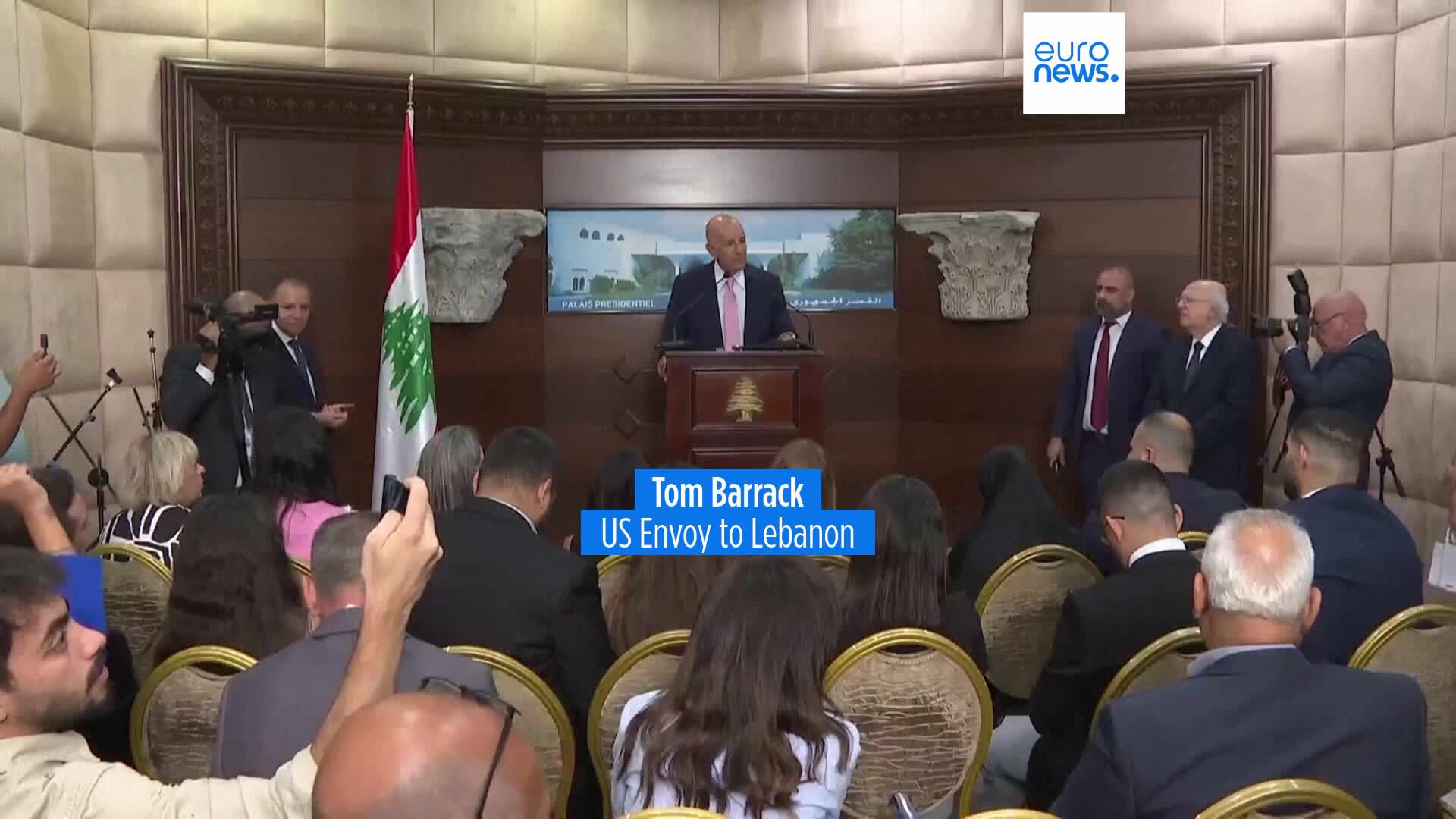 US envoy to discuss further steps with Israel after Lebanon commits to disarming Hezbollah