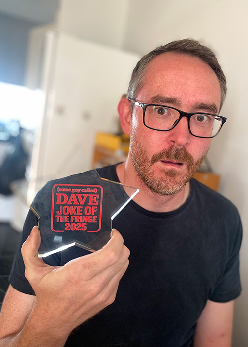 What a joke! Irish comic wins Fringe prize for one-liner