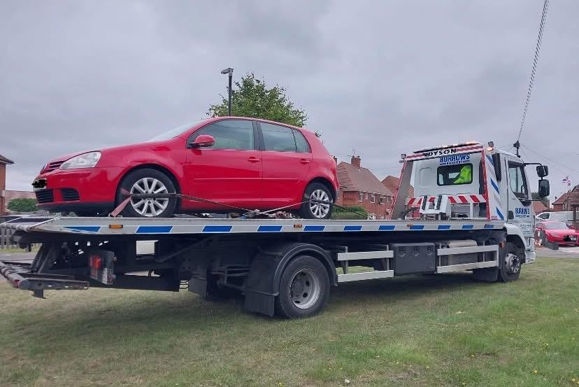 Police seize car outside Chesterfield after driver caught without ...