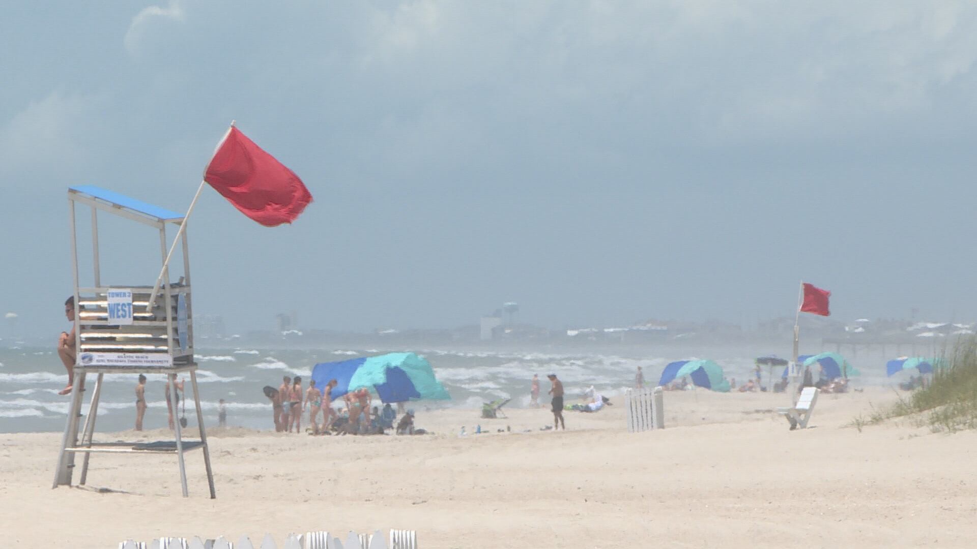 Red flags flying on Crystal Coast beaches for dangerous rip currents
