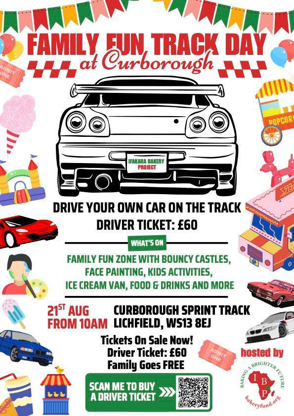 Drive your car on a real race track at the Curborough Family Fun Day in ...