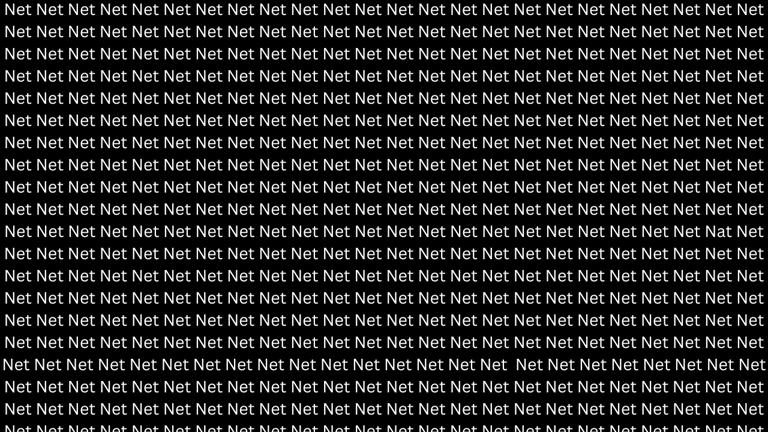 Optical Illusion: Spot The Odd Word In Under 10 Seconds!