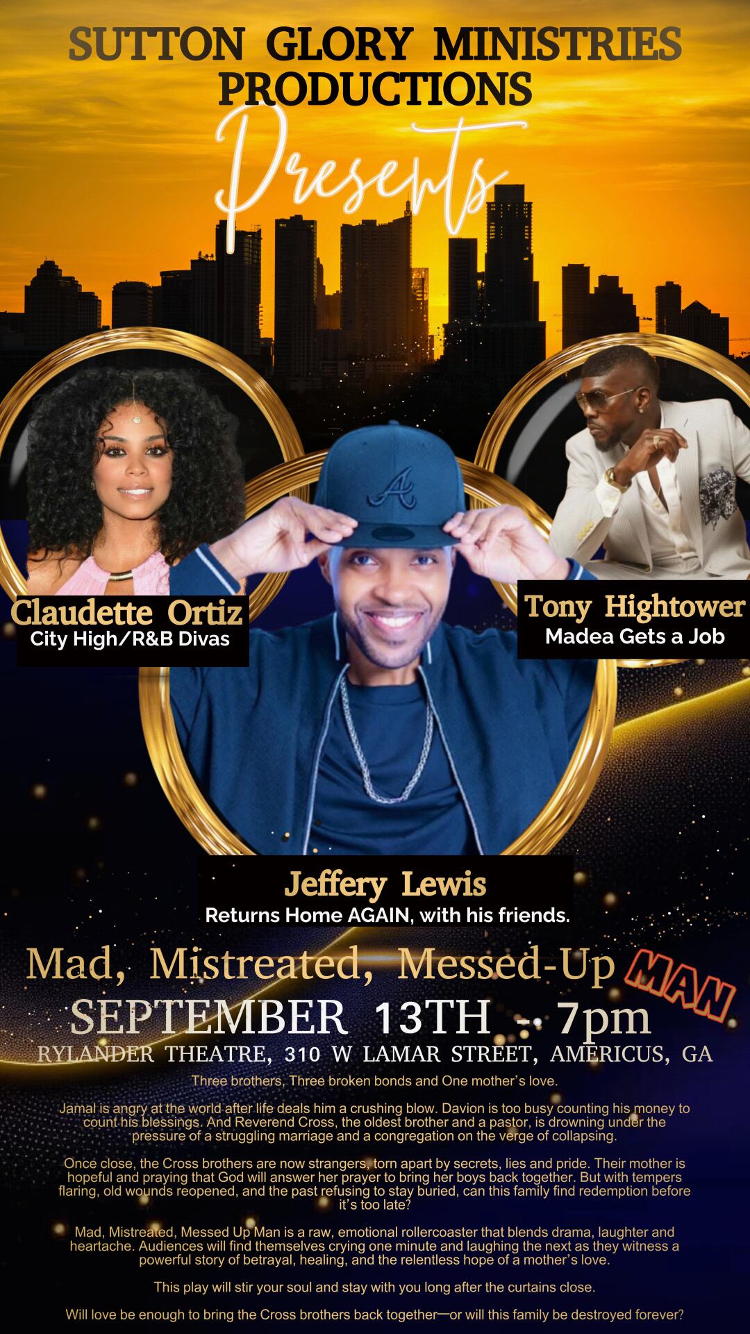 Tyler Perry’s friends returning to South Georgia for new play