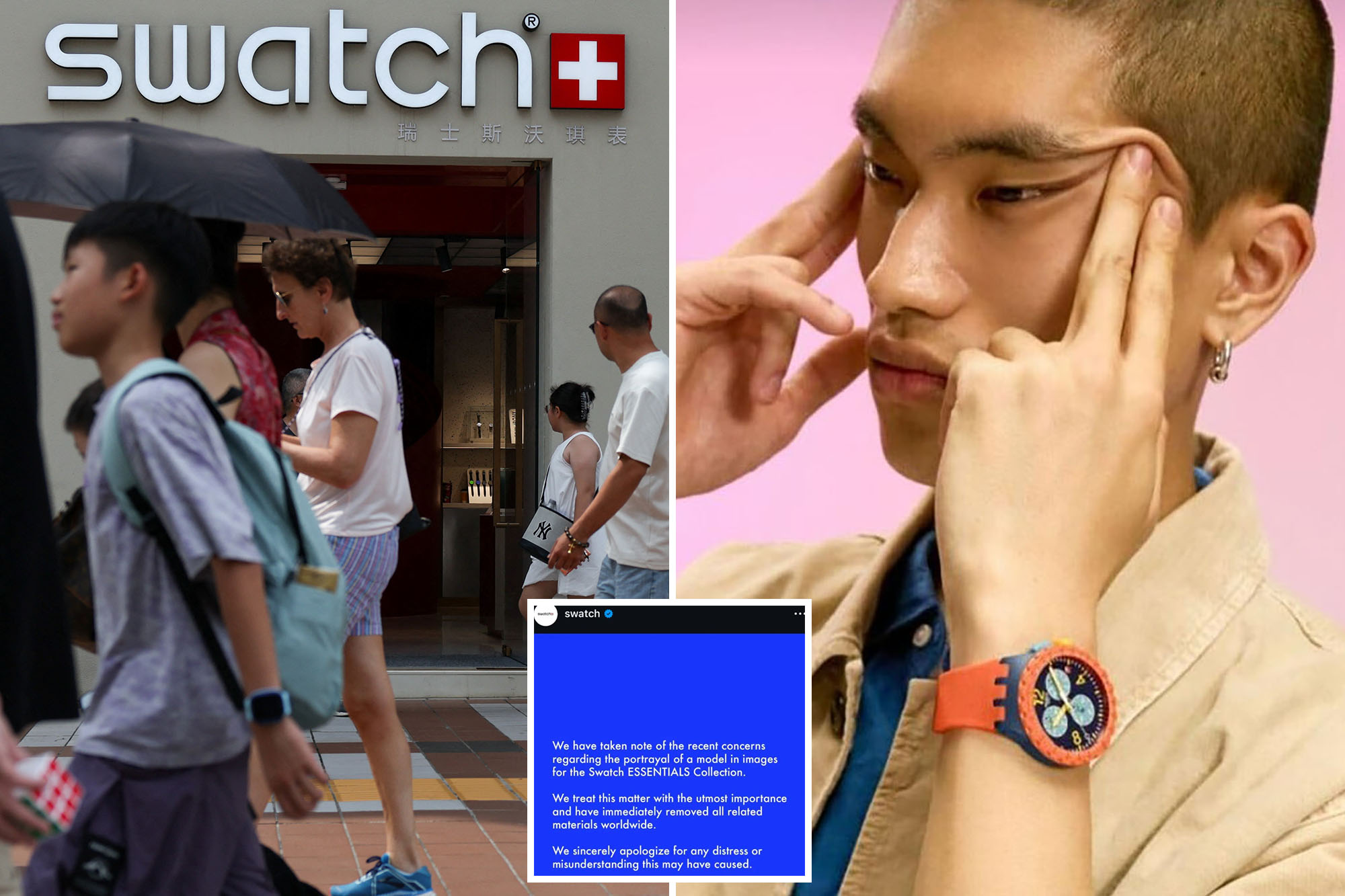 Swatch apologizes for ‘slanted eye’ ad after online backlash in China
