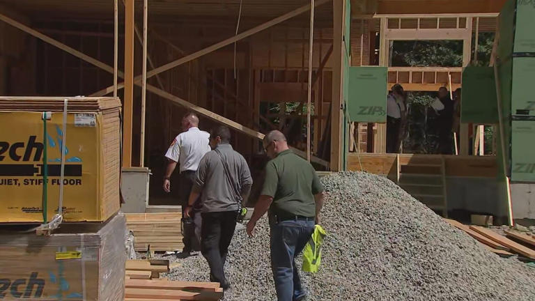 Worker pulled from rubble of wall collapse at Canton construction site