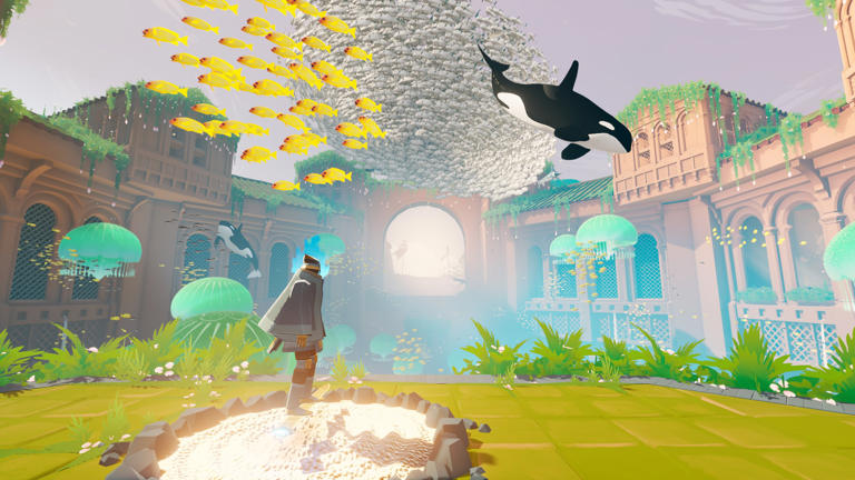 Sword of the Sea review: "Joyous, fluid hoverboarding connects together ...