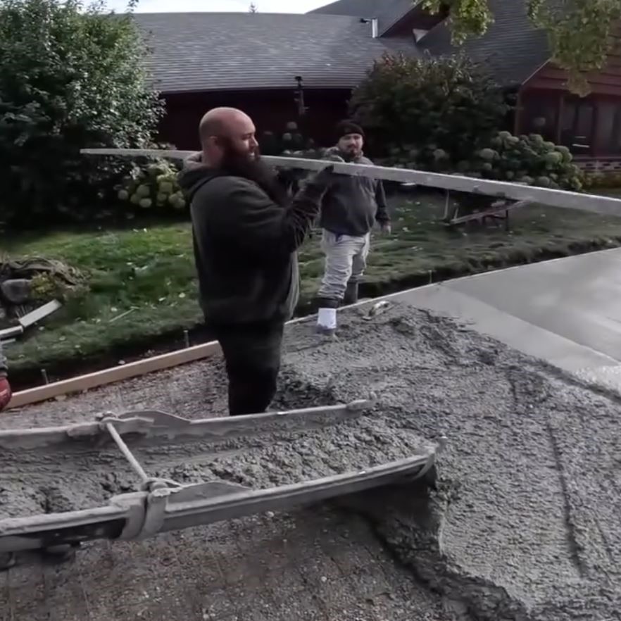 Driveway Pour Comes With a Few Problems