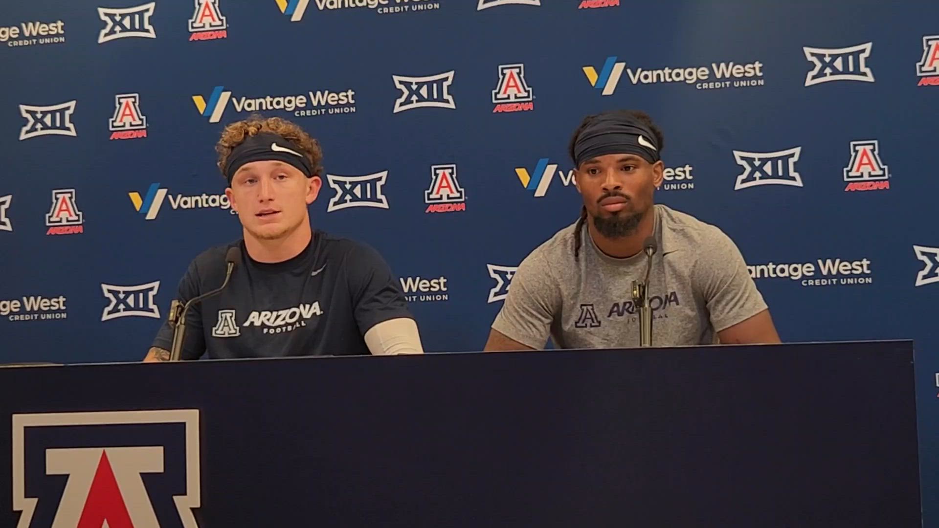 Arizona Wildcats WR Room Luke Wysong & NuNu Watley on Special Teams ...