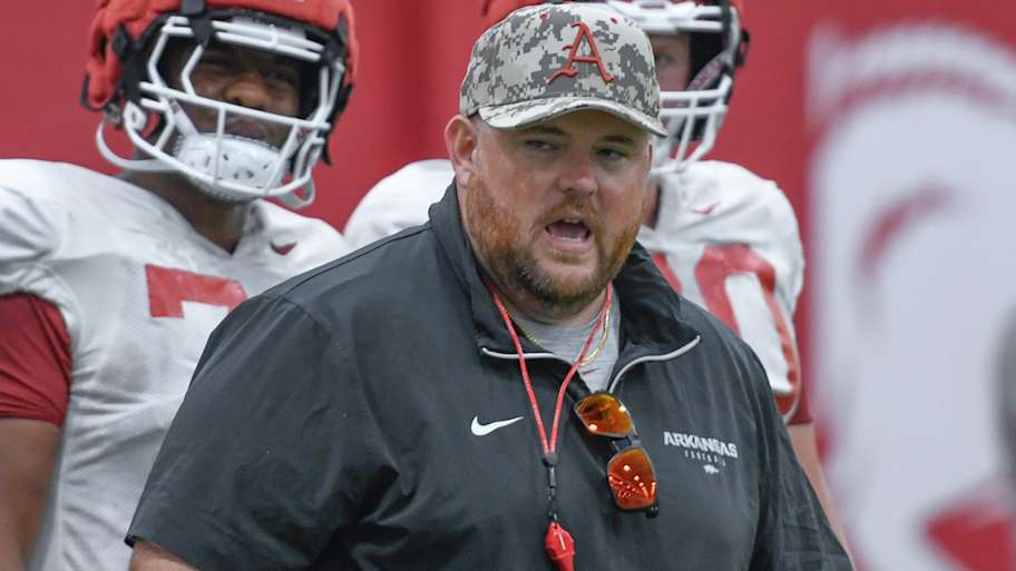 Razorbacks hoping they've gotten stability, depth in offensive line