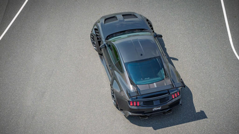 Photo Gallery: New Ford Mustang GTD Arrives in Liquid Carbon Fiber