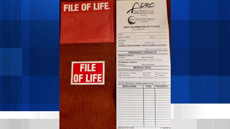 Pepin and Buffalo Counties Launch File Of Life Project