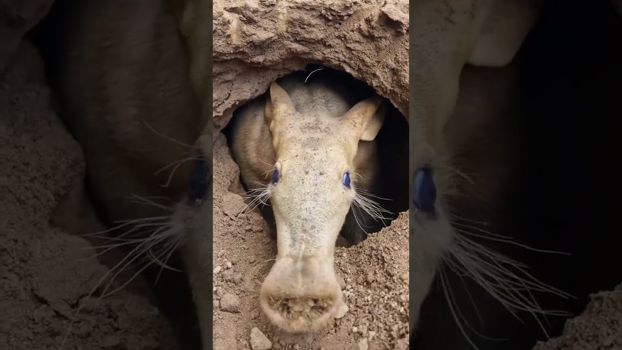 Inside a cozy aardvark home and family life