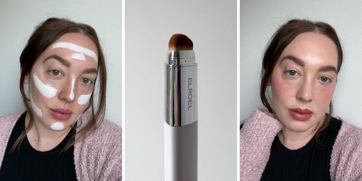I tried the viral Elroel foundation stick from TikTok — it goes on ...