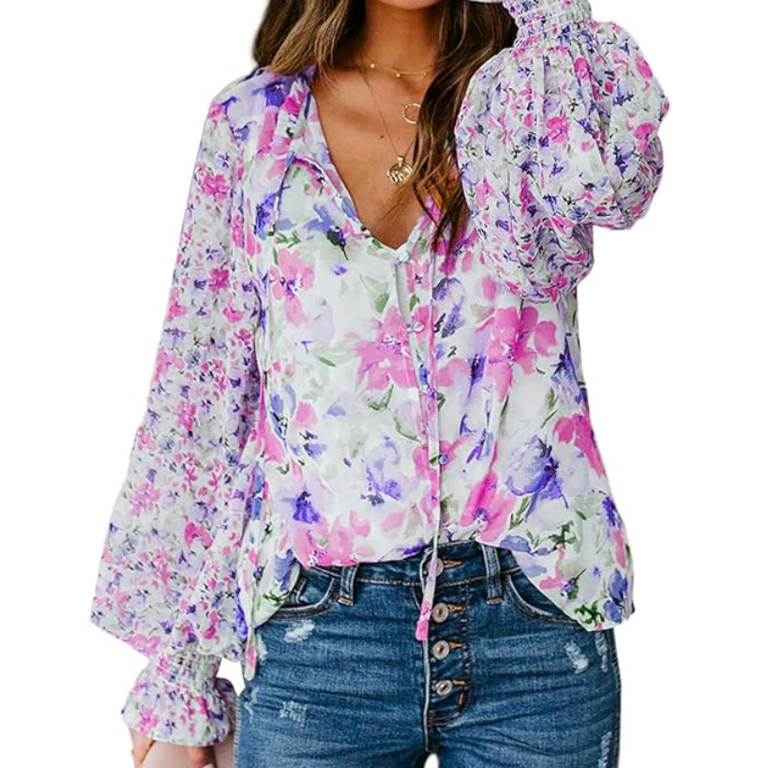 Easily Style These Tops in Pretty Colors and Florals