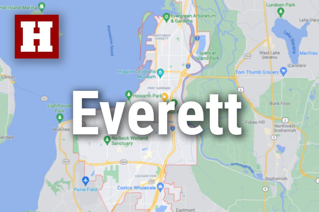 One person in custody after a stabbing Monday morning in Everett