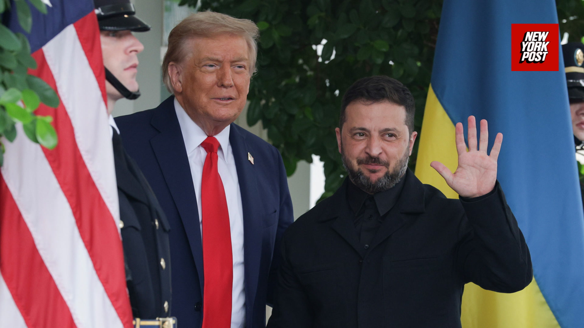 Zelensky arrives at White House for Trump meeting wearing military ...