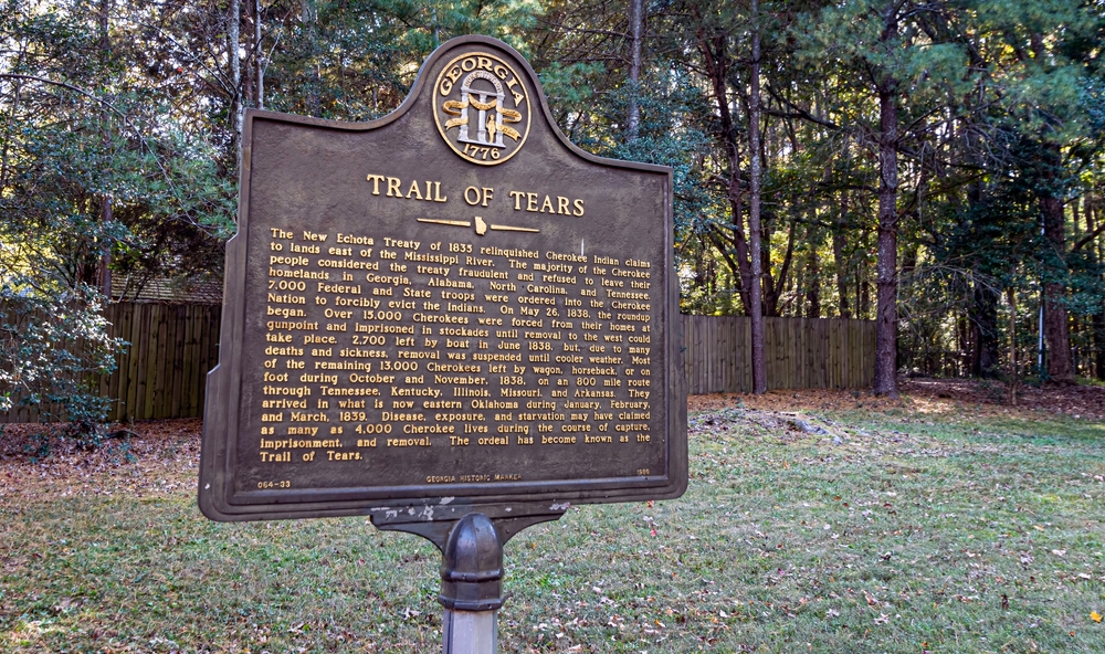 The ancient Cherokee paths that became the Trail of Tears route