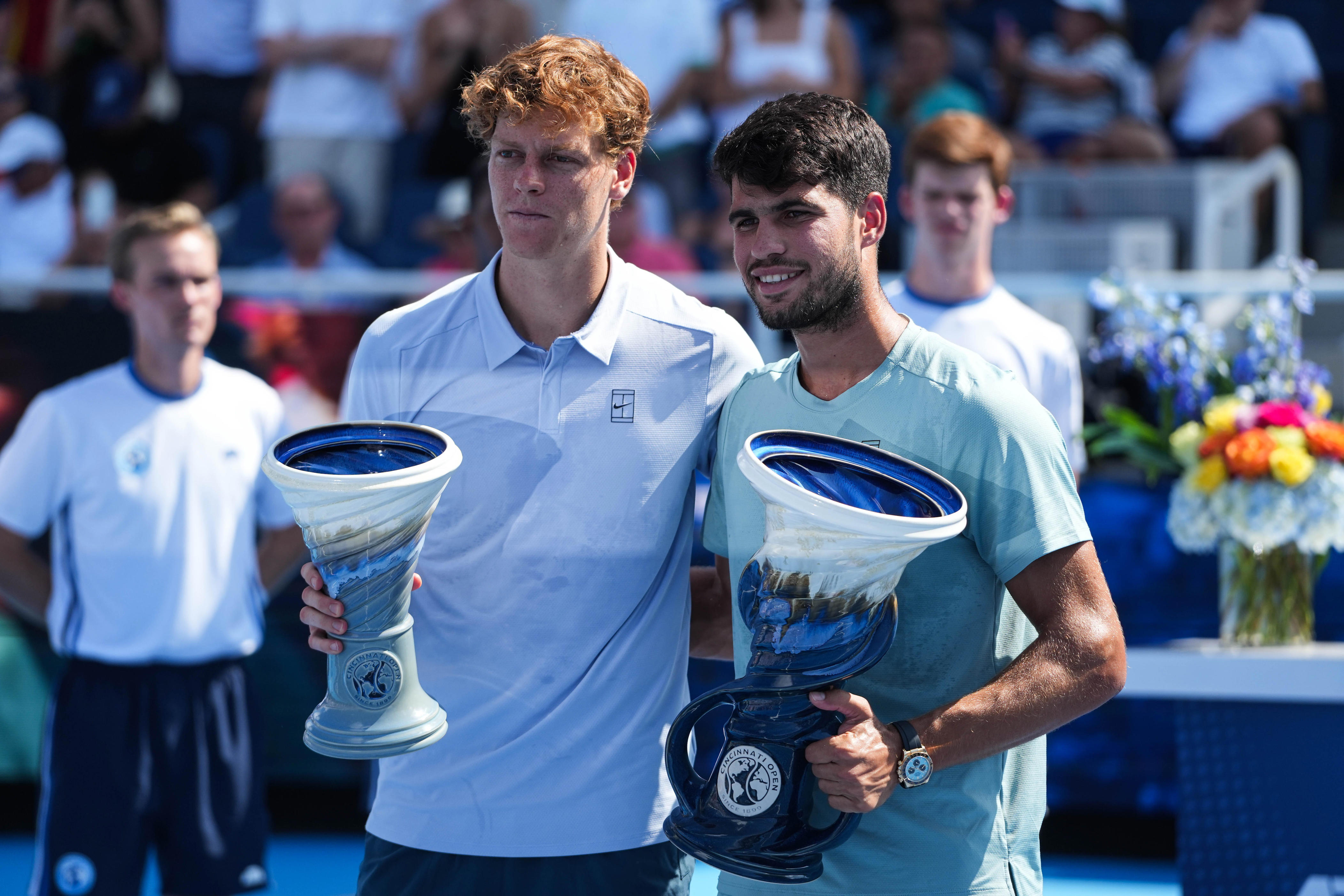 Carlos Alcaraz wins Cincinnati Open as top-ranked Jannik Sinner retires ...