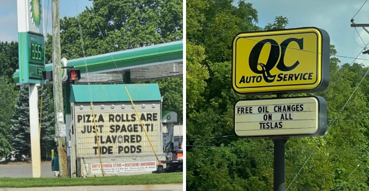 20 Funny Signs That Were Found While Wandering Around