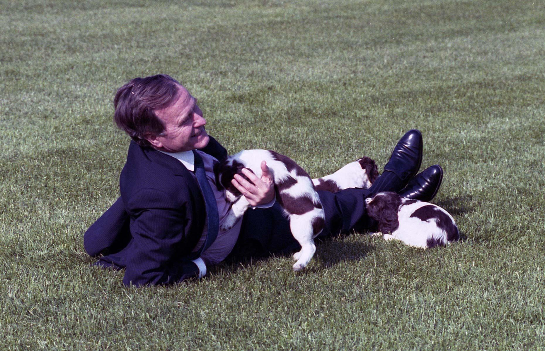 Rare candid photos of presidential pets