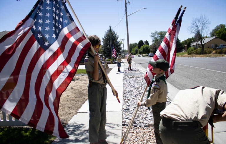 A small Utah town mourns after two police officers are killed in line ...