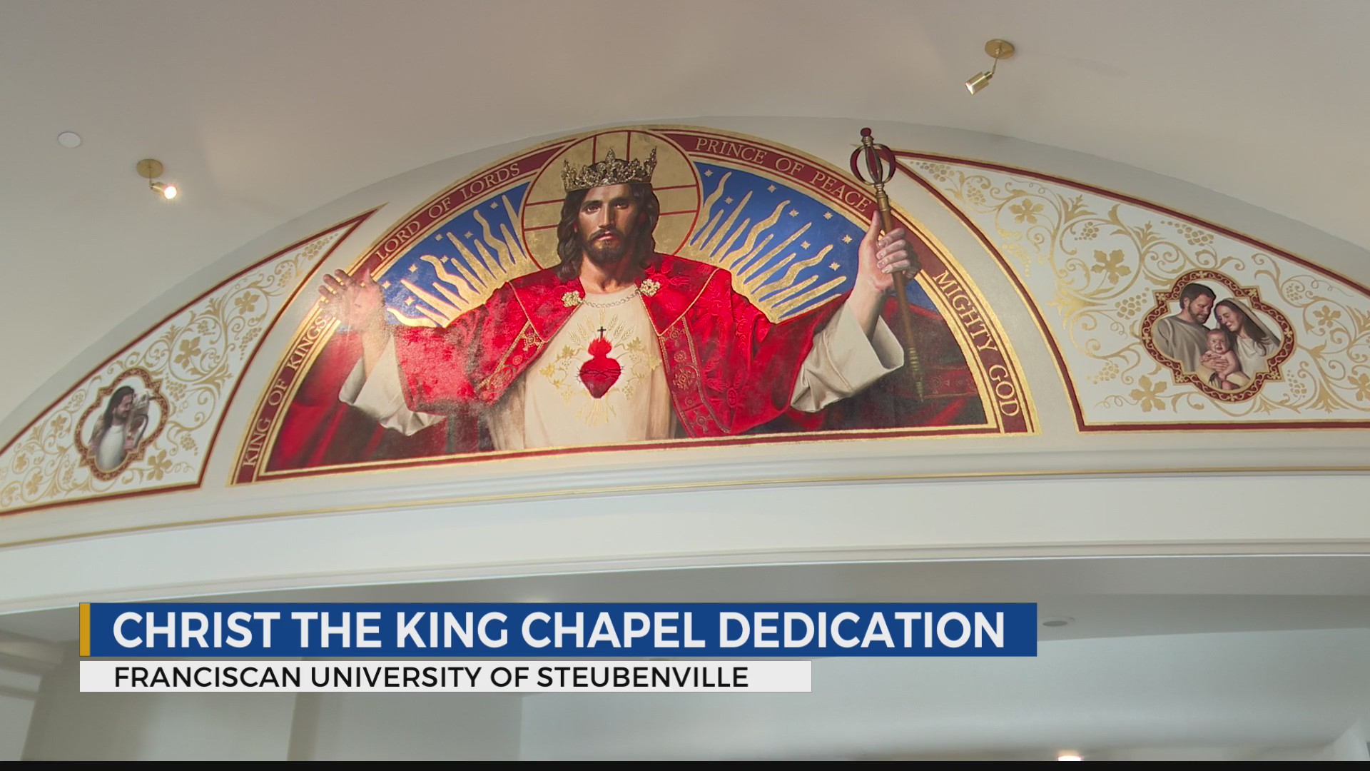 Franciscan University of Steubenville unveils newly renovated Christ the King Chapel