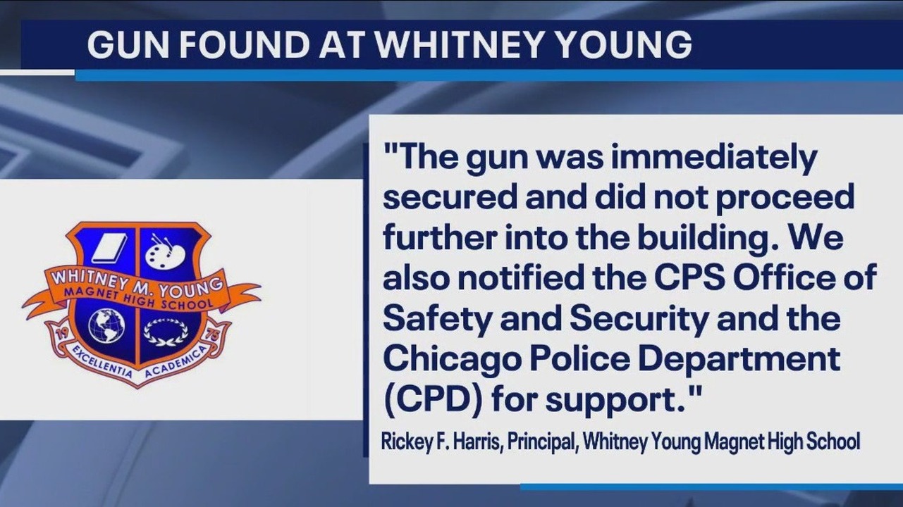 Gun found at Chicago's Whitney Young H.S. on first day of school