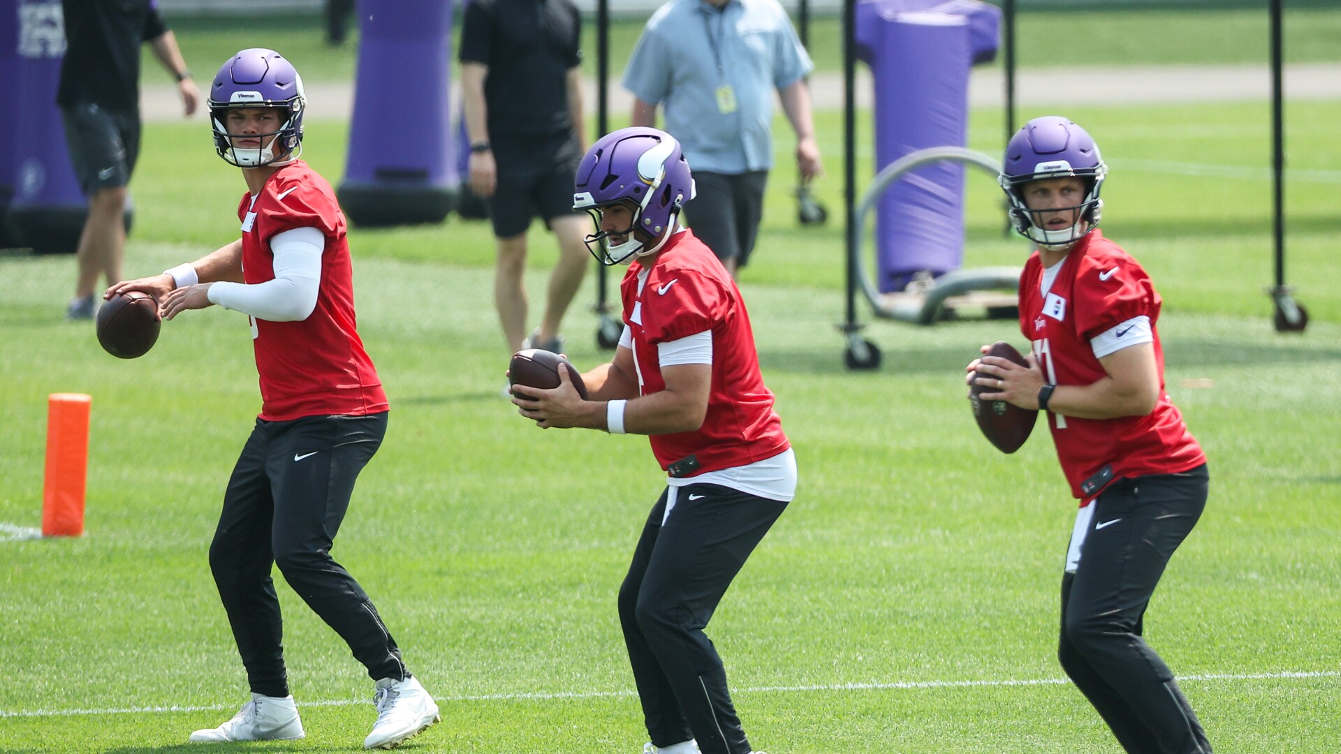 Kevin O'Connell: Vikings' No. 2 QB competition is "still open"