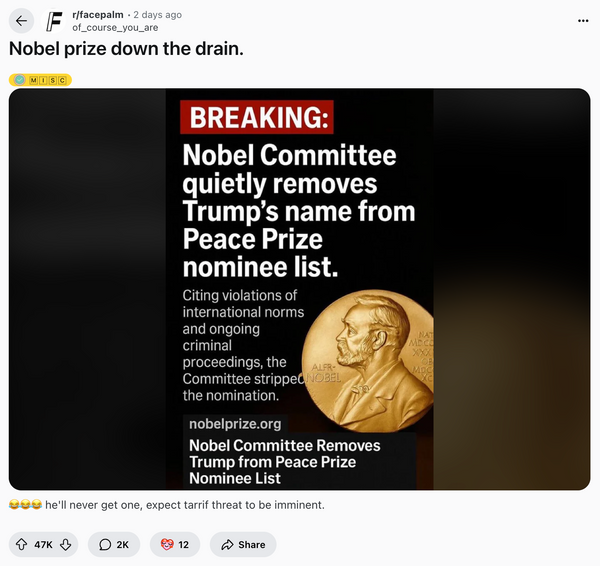 Breaking down claim Nobel Committee 'quietly removed' Trump from Peace ...