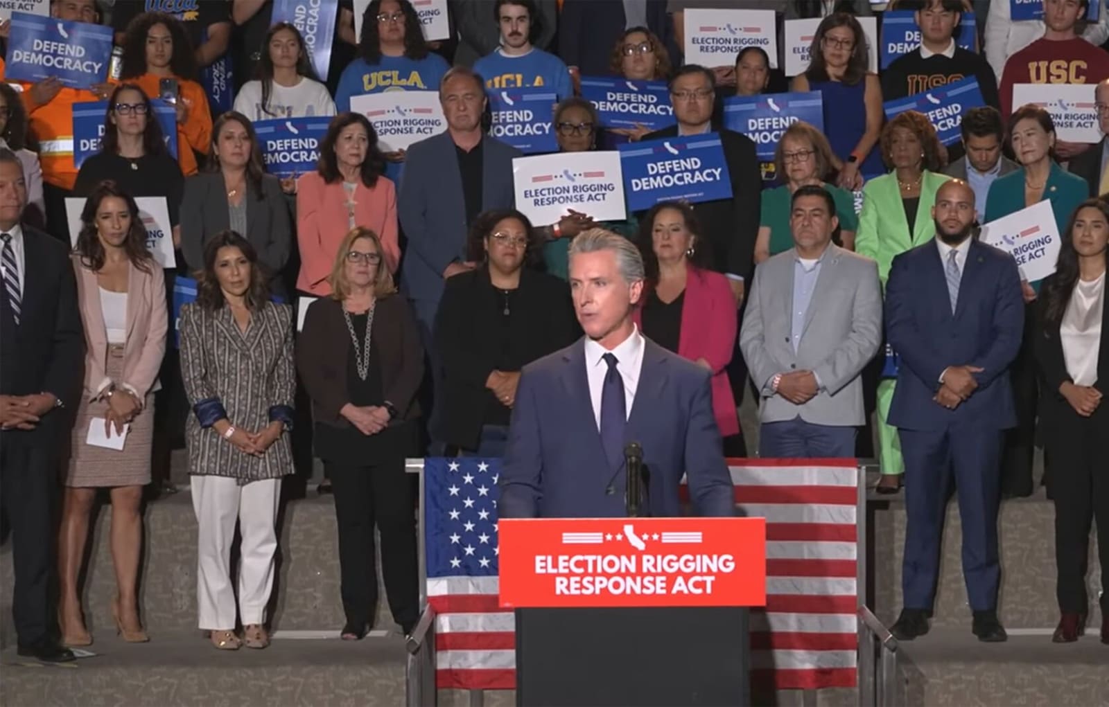 Newsom files FOIA request on border patrol's appearance