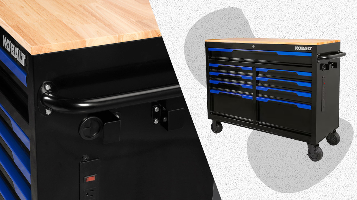 Lowe's' Bestselling Work Bench With Tool Storage Just Went on Sale, and ...