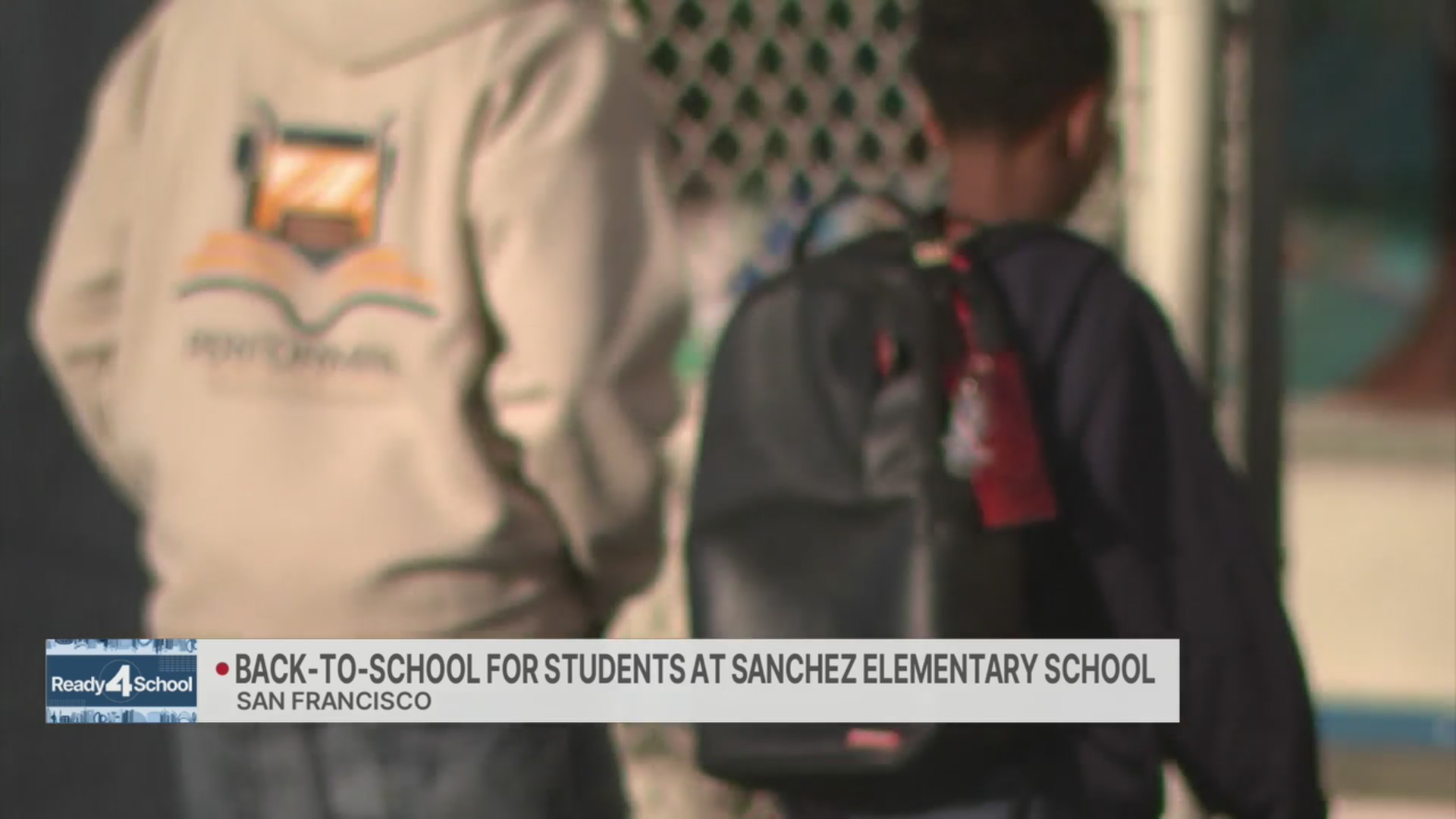 Back to school for students at Sanchez Elementary in SF