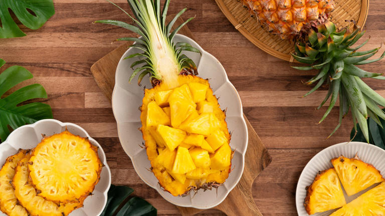 The Fancy Way To Cut Pineapple Is Easier Than You Think