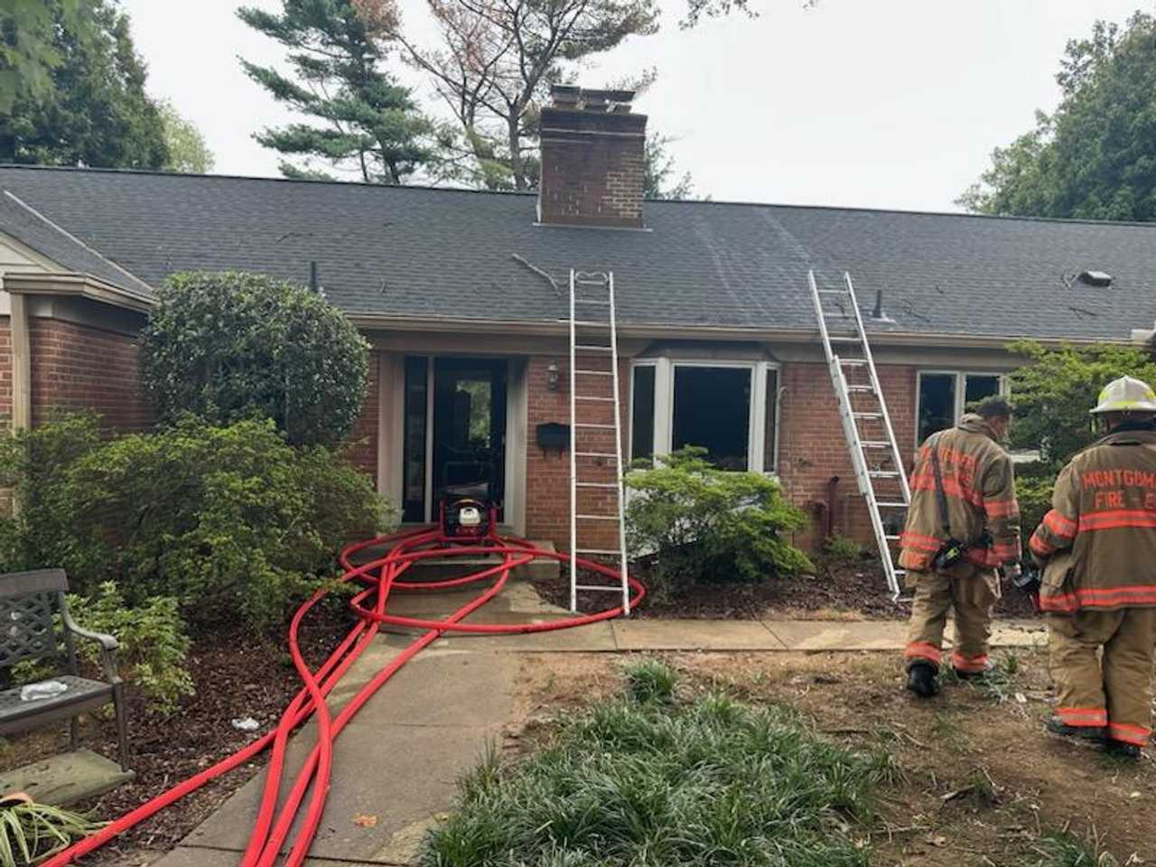 Unconscious Man Pulled From Burning Maryland Home Rushed To Hospital ...
