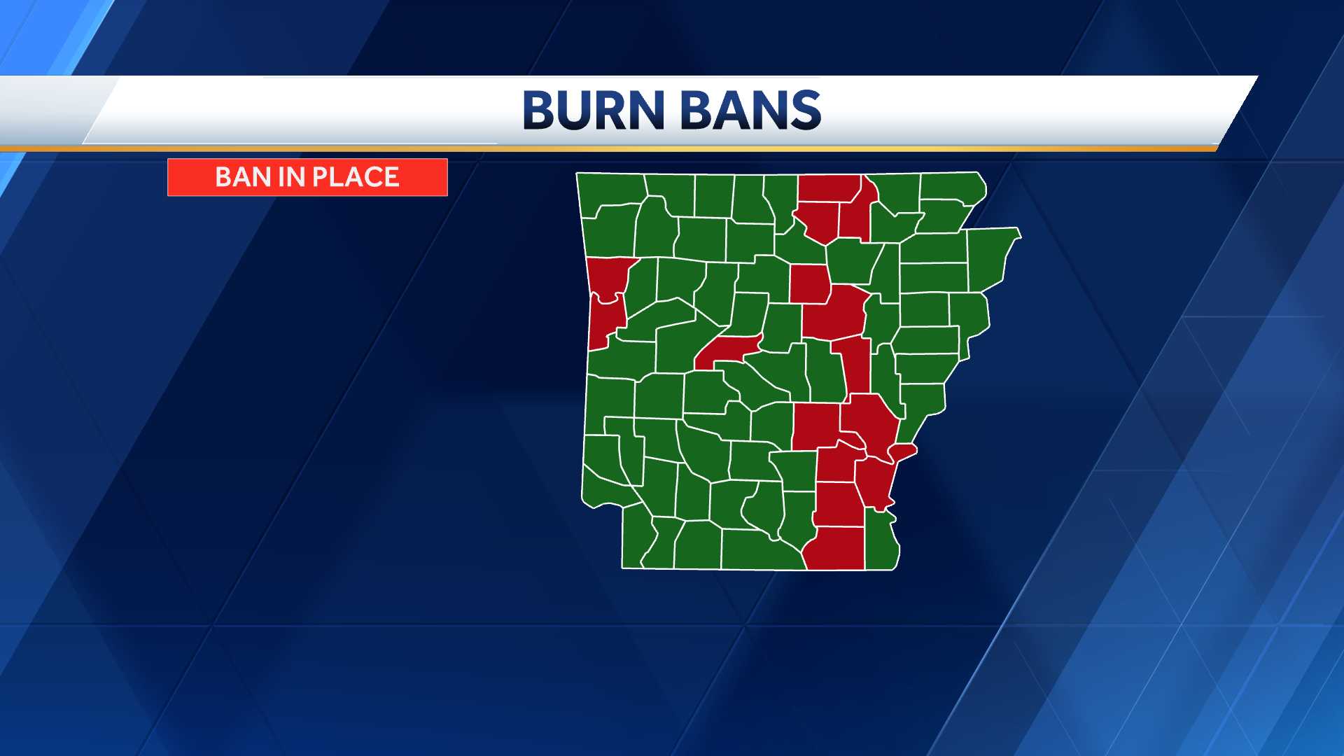Burn bans issued in Sebastian and Crawford counties