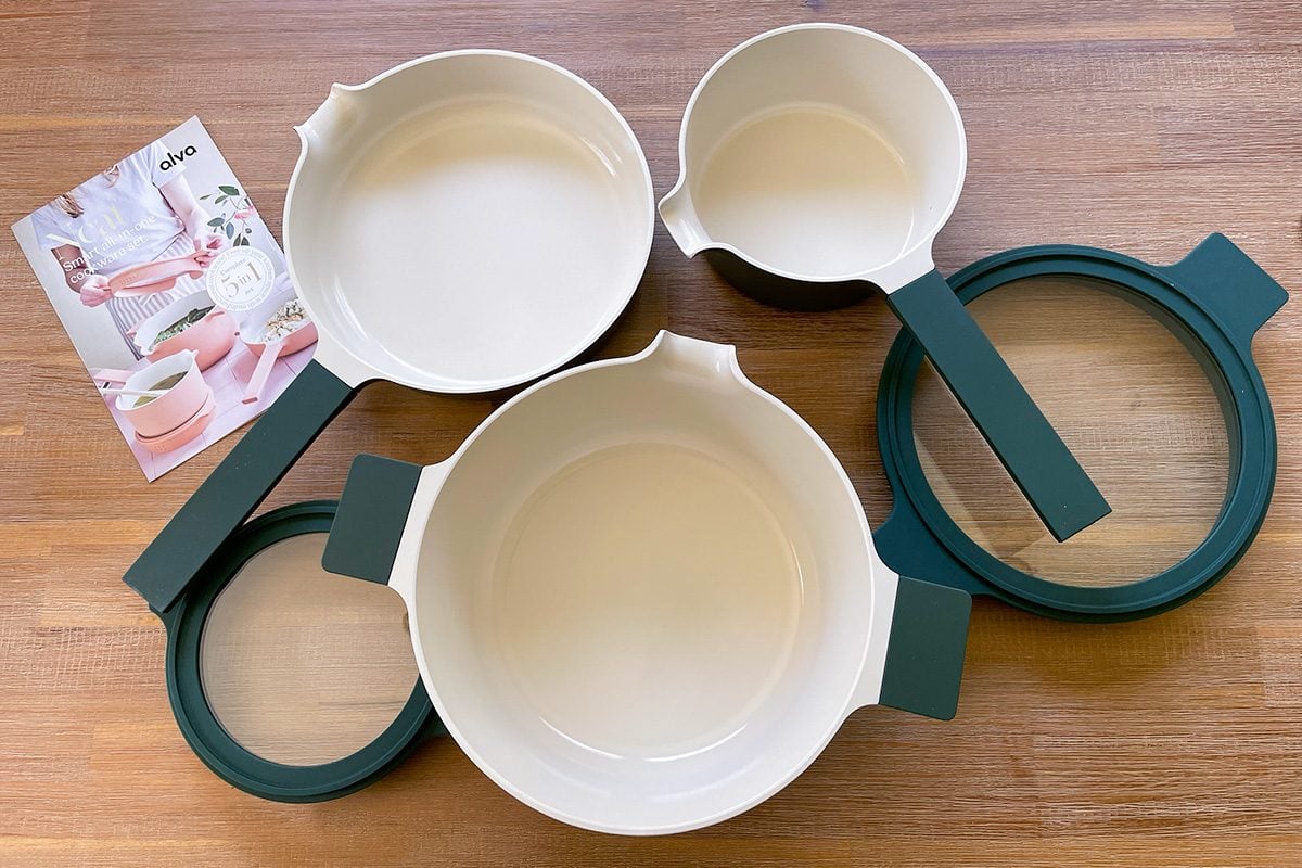Alva cookware review: This 5-in-1 ceramic set is perfect for small spaces